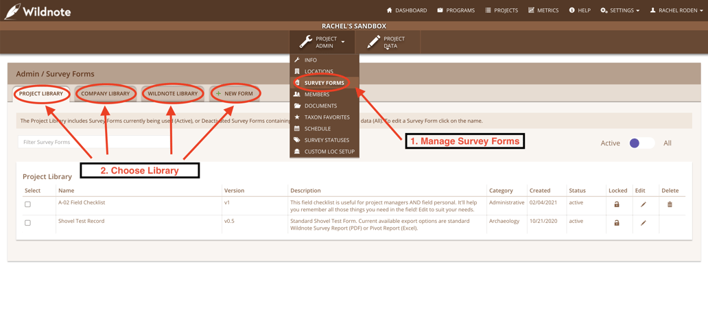 Form Library Management